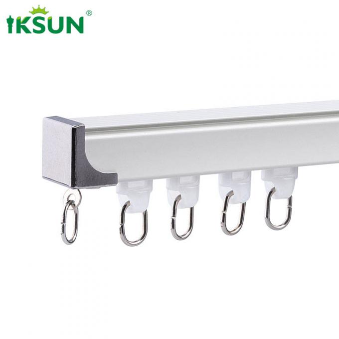 Small Hidden Aluminium Curtain Track Ripple Fold Ceiling Mount
