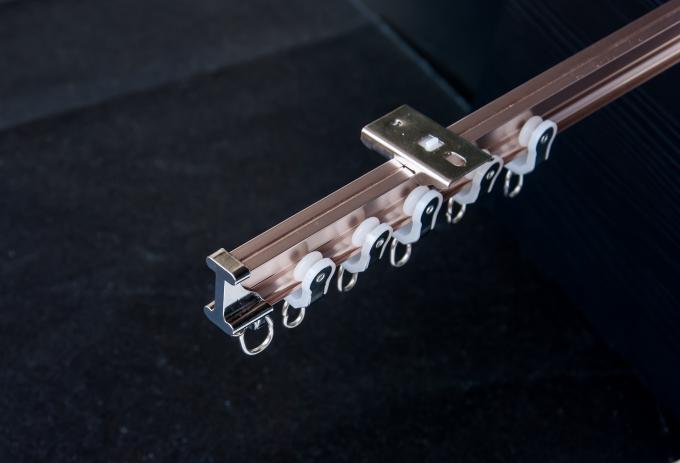 Ceiling Mount Curtain Track Brackets Holder Plastic Alloy Material