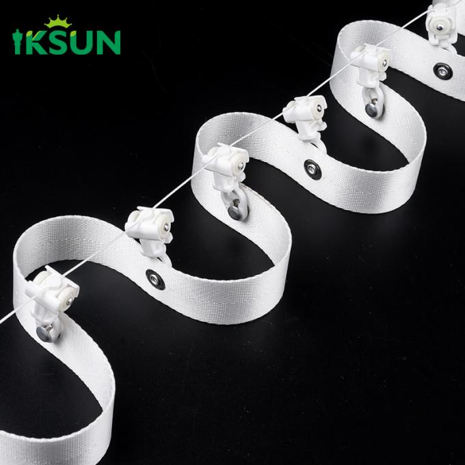 Ceiling Mounted Wave Ripple S Fold Curtain Tape With Hooks