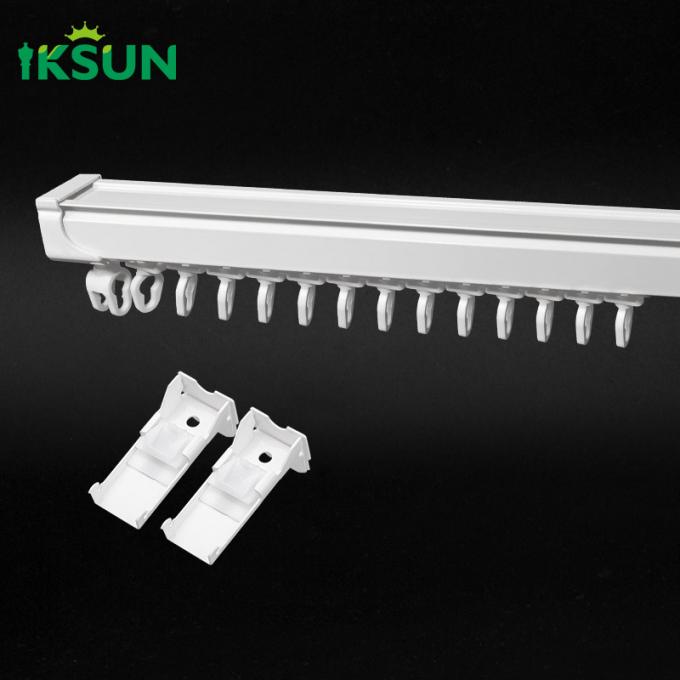 5.8m Length S Fold Curtain Rail Aluminium S Wave Fold Curtain Track