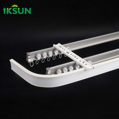 1.2mm Aluminum Profile Curved Curtain Rod Slide Window Sliding Track Rail