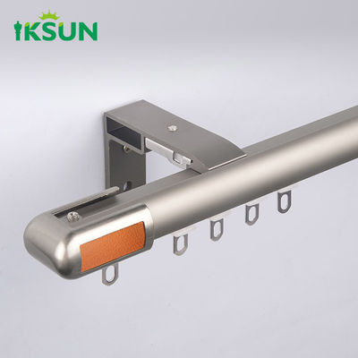 Modern Design 28mm Aluminum Curtain Rod Double Rail Curtain Rod Include ...